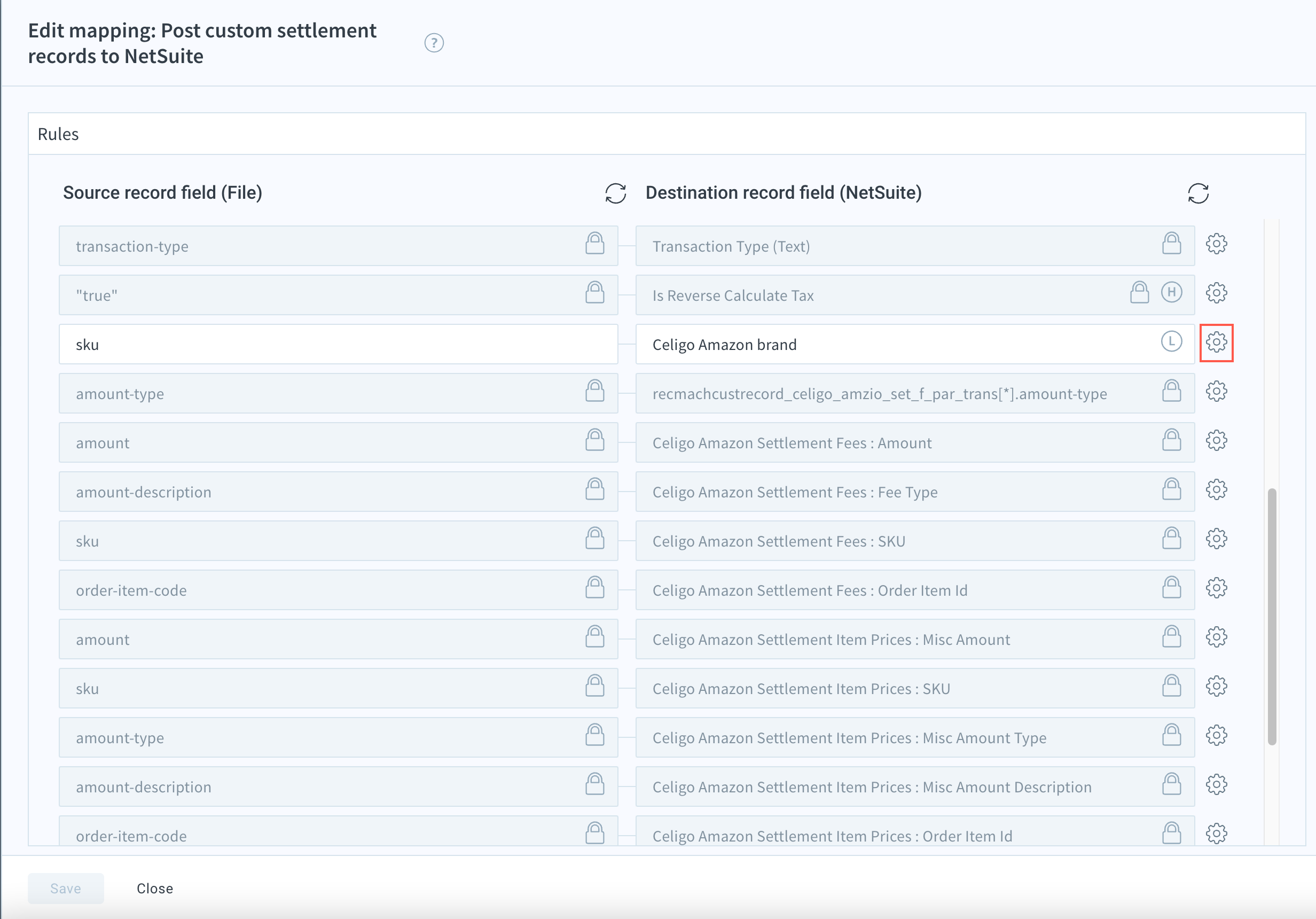 View brand-wise totals in settlement reports – Celigo Help Center