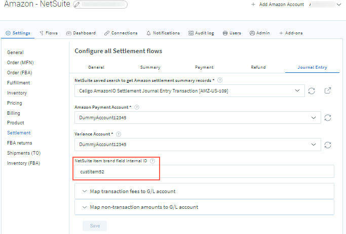 View brand-wise totals in settlement reports – Celigo Help Center