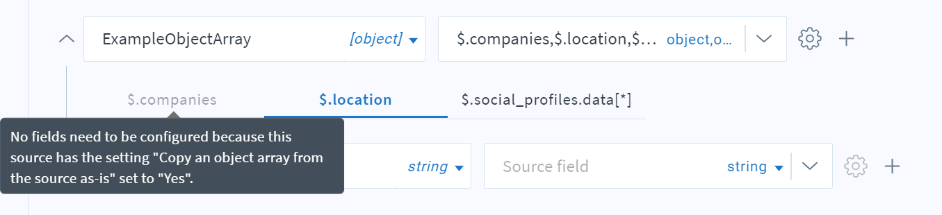 Mapper 2.0: Include multiple objects in a destination object array – Celigo Help Center