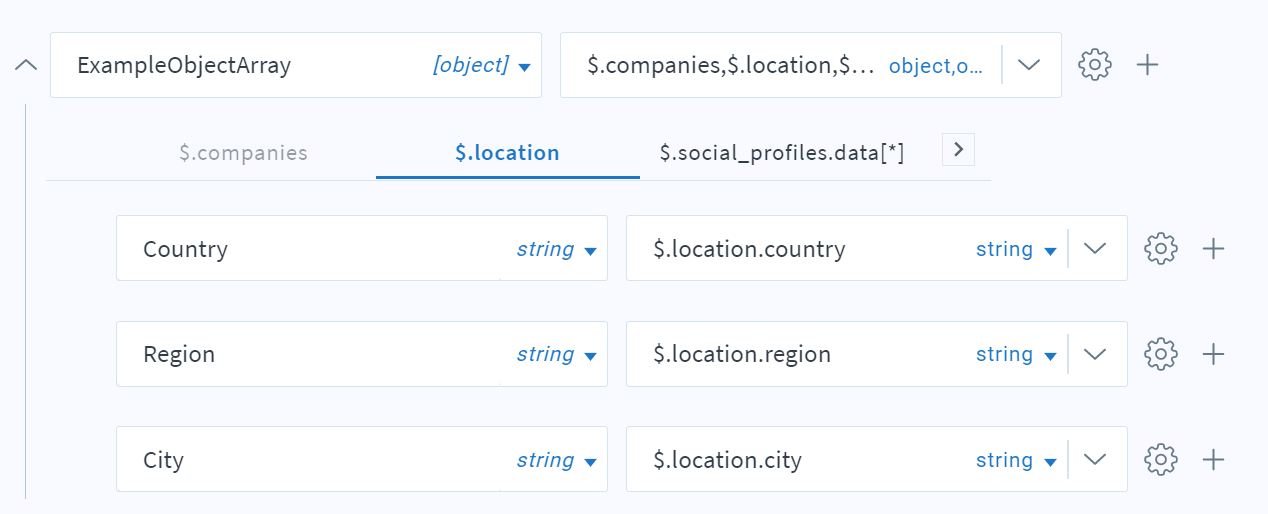 Mapper 2.0: Include multiple objects in a destination object array – Celigo Help Center