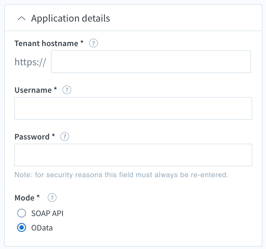Set up a connection to SAP Business ByDesign – Celigo Help Center