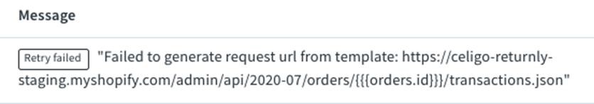 Retry or resolve errors – Celigo Help Center