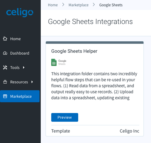 Working with Google Sheets – Celigo Help Center