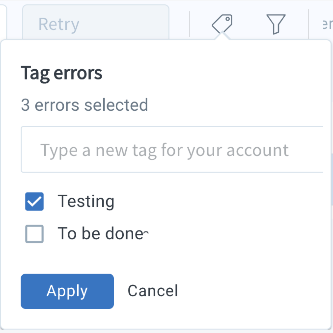 Tag errors – Celigo Help Center