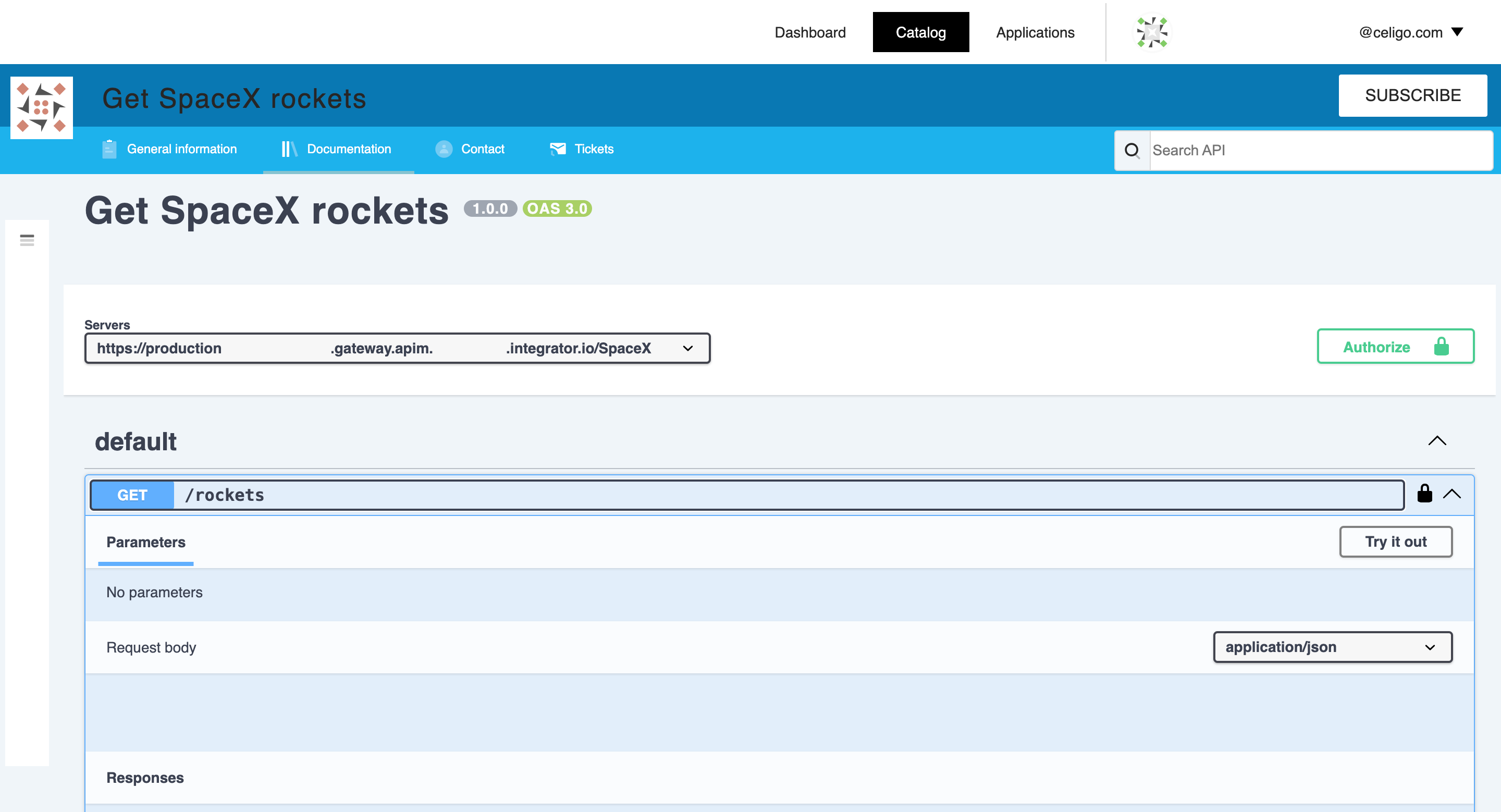 Navigate the APIM Developer portal – Celigo Help Center