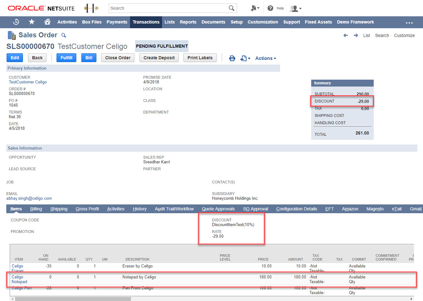 Sync Shopify order discounts to NetSuite – Celigo Help Center