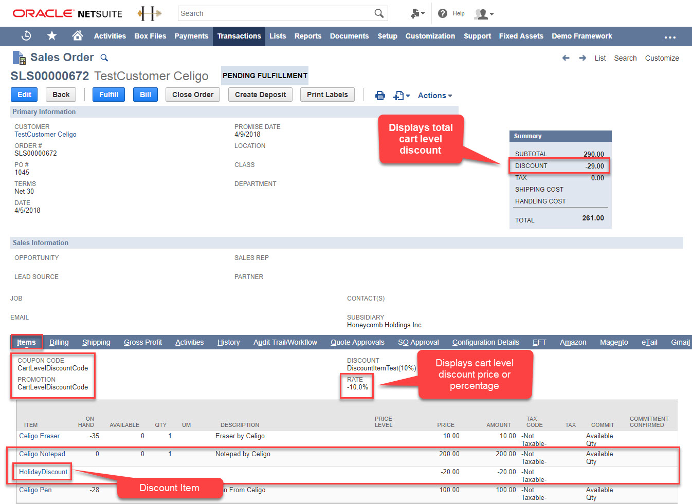 Sync Shopify order discounts to NetSuite – Celigo Help Center