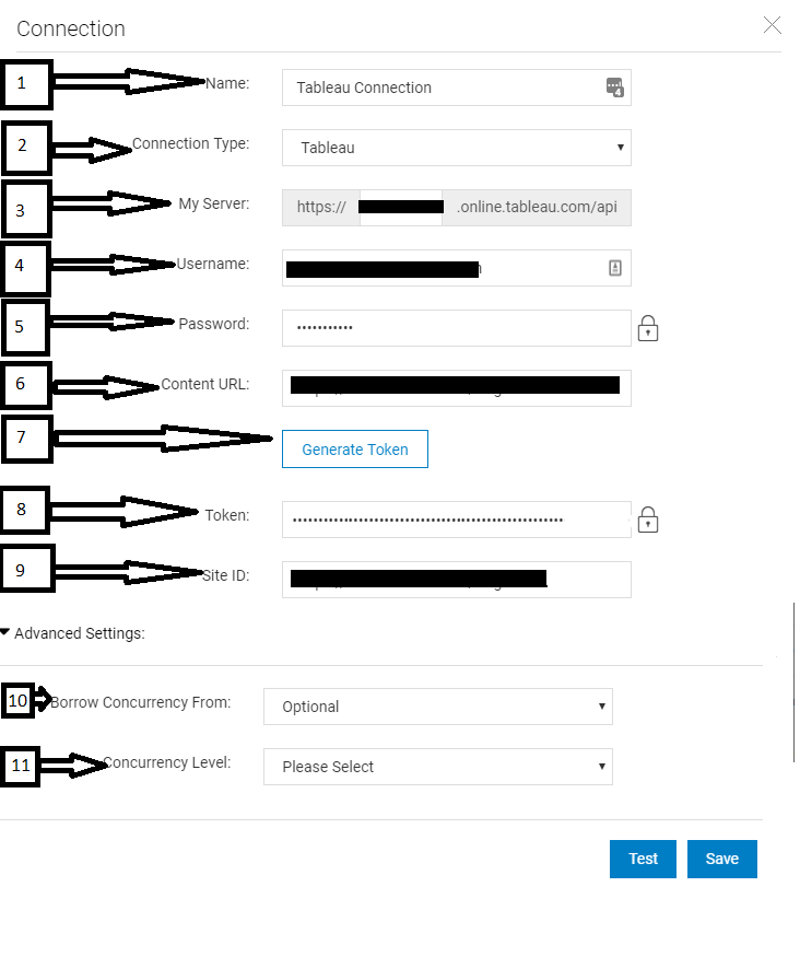 Set up a connection to Tableau – Celigo