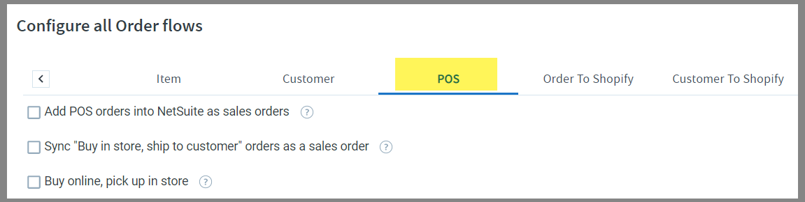 Configure Shopify-NetSuite data flows – Celigo Help Center