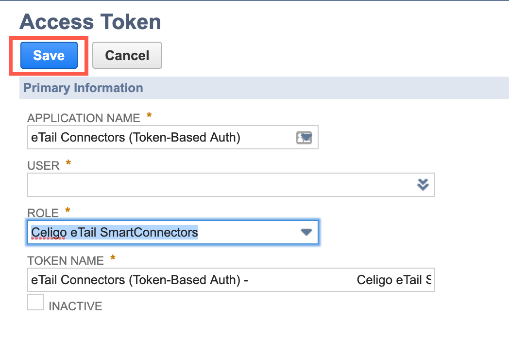 Change NetSuite connection from basic to token based authentication (manual or automatic ...