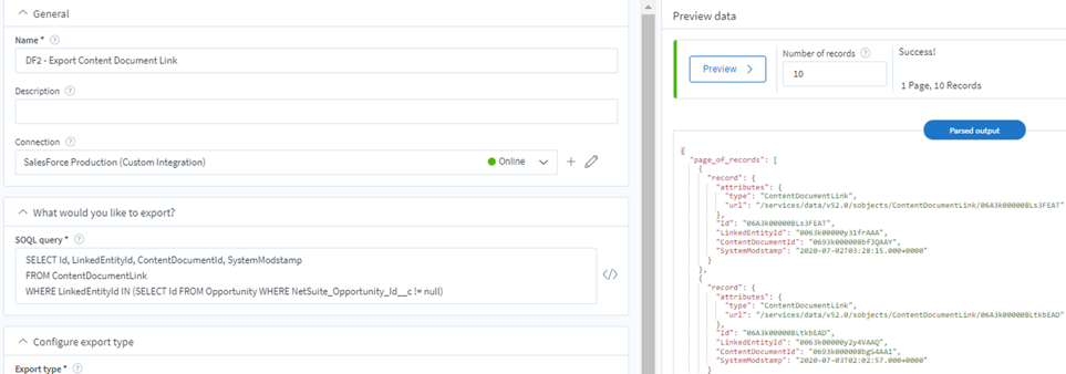 Example: Processing ContentDocuments from Salesforce – Celigo Help Center
