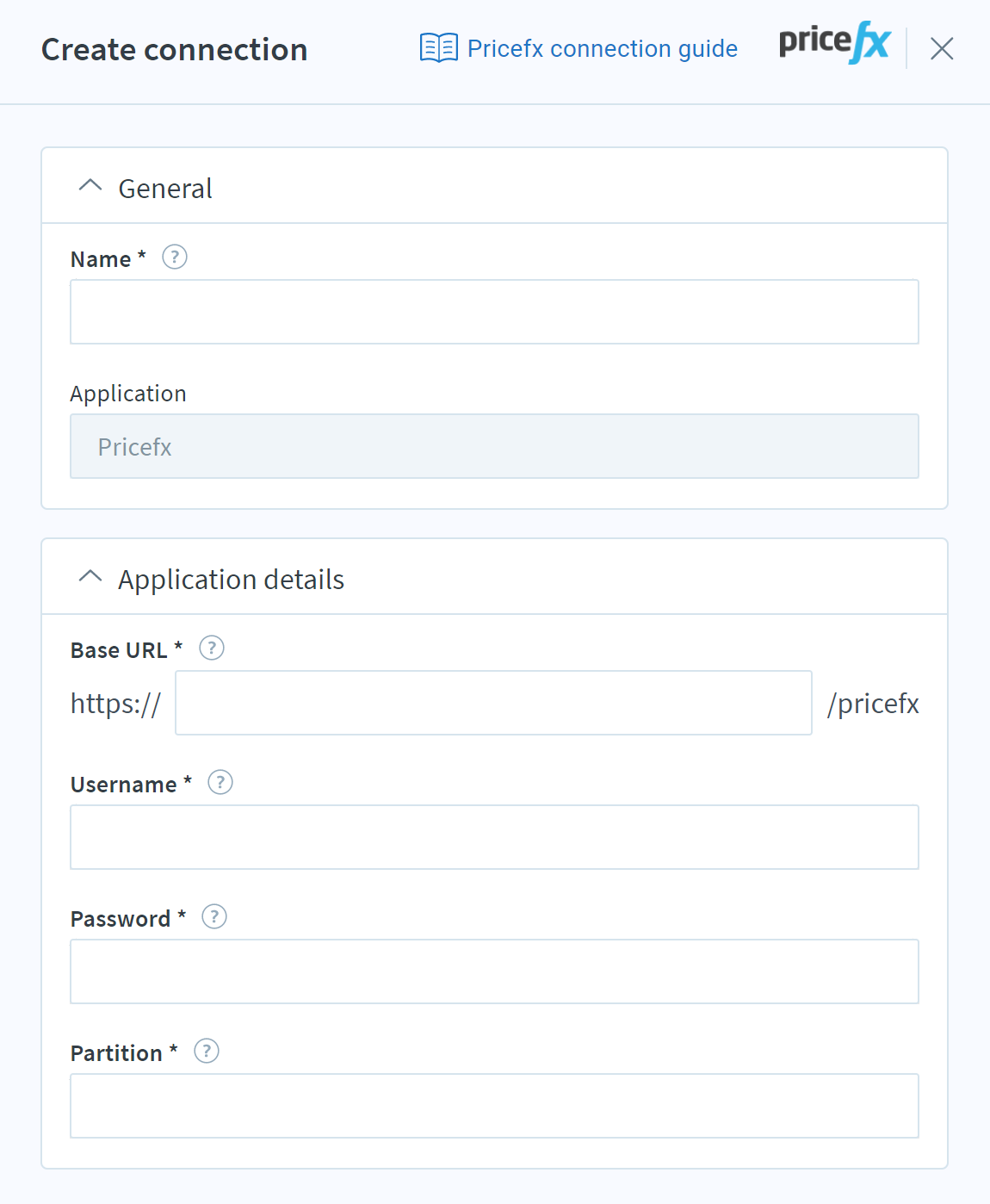 Set up a connection to Pricefx – Celigo Help Center