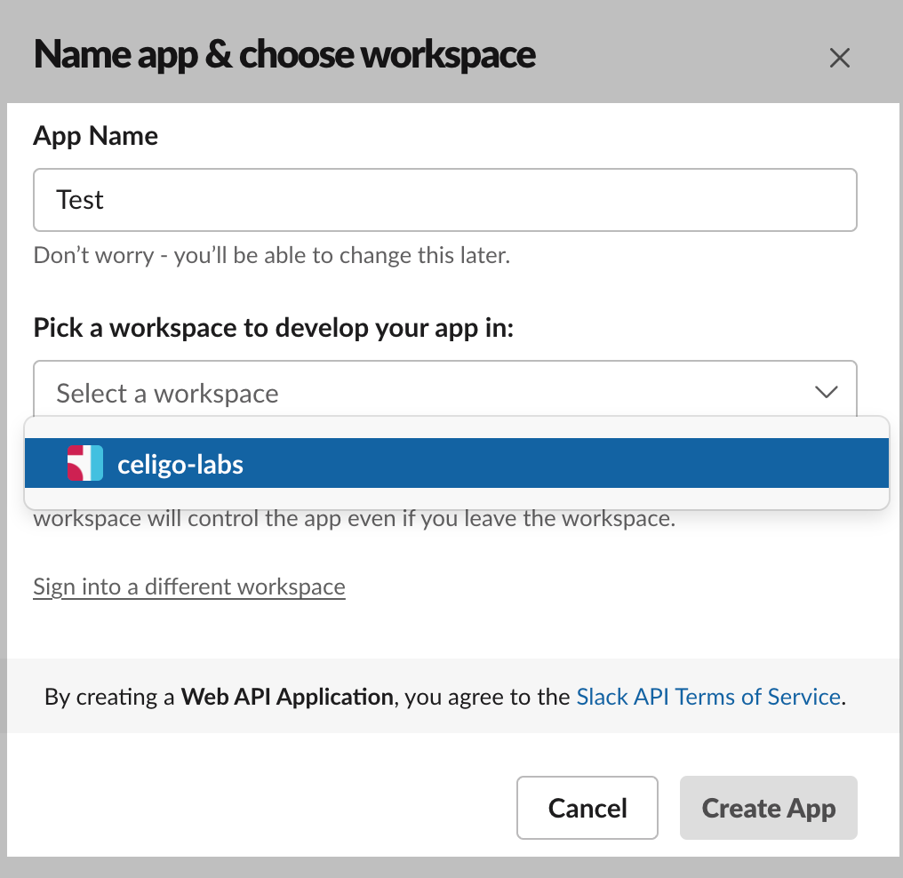 How to create an app and retrieve OAuth token in Slack – Celigo Help Center
