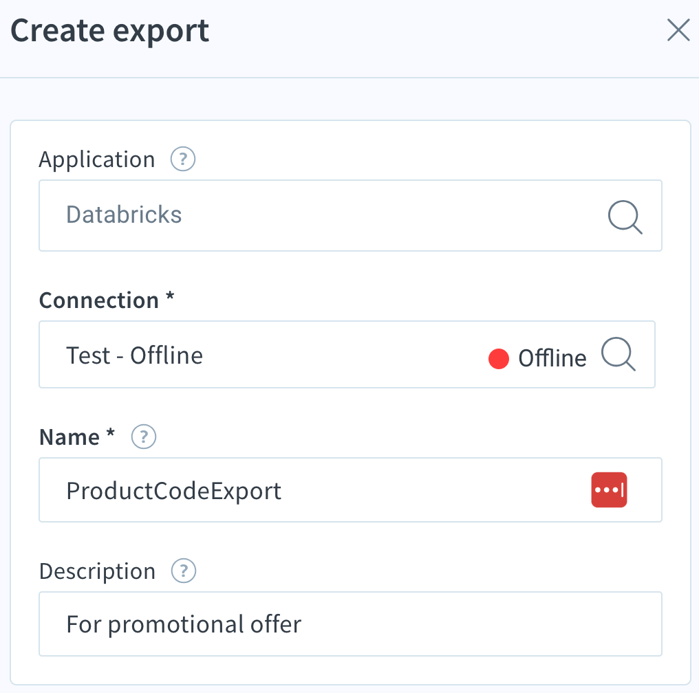 Export data from Databricks – Celigo Help Center