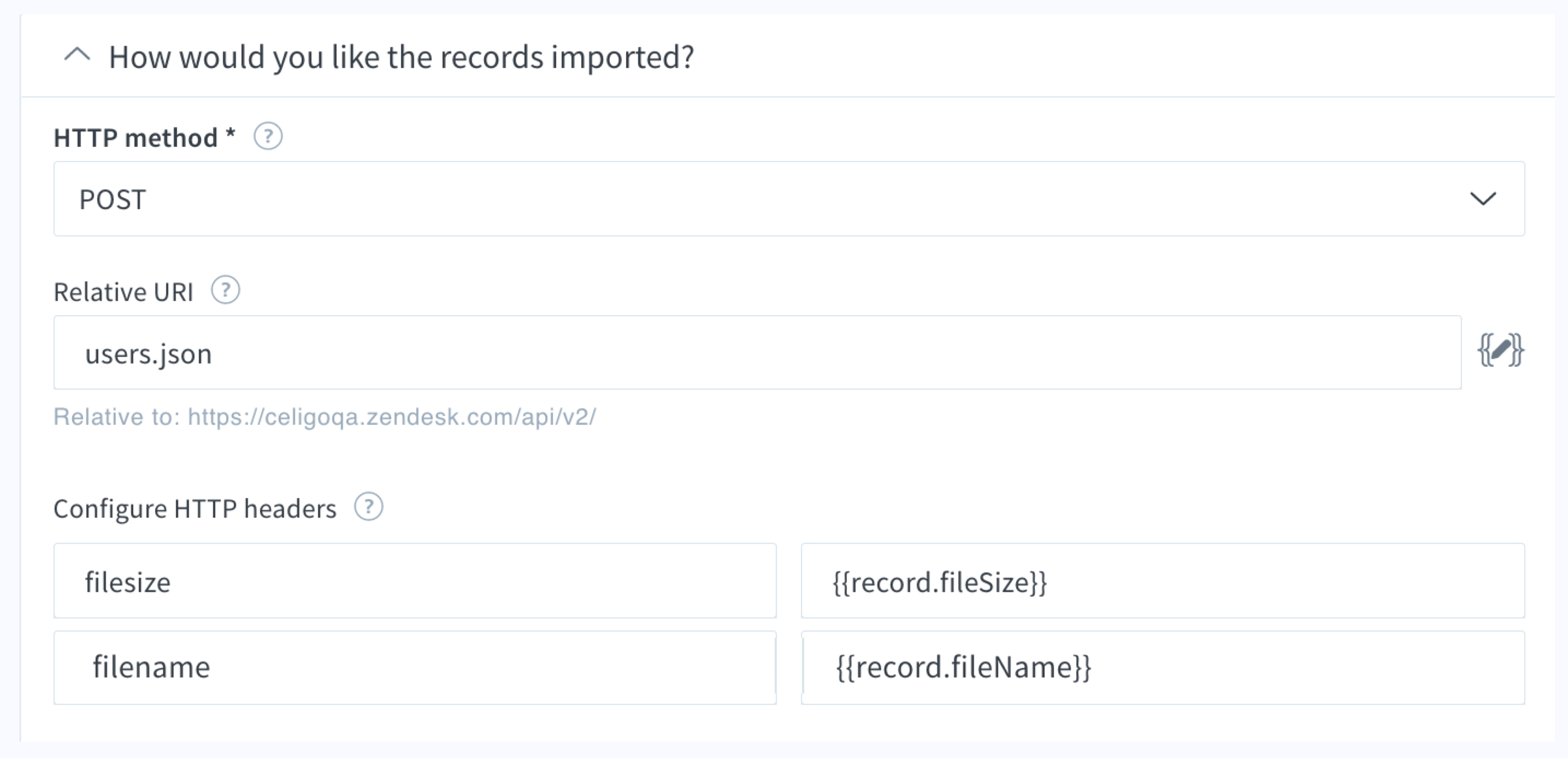 Get the file name and size of FTP exports – Celigo Help Center