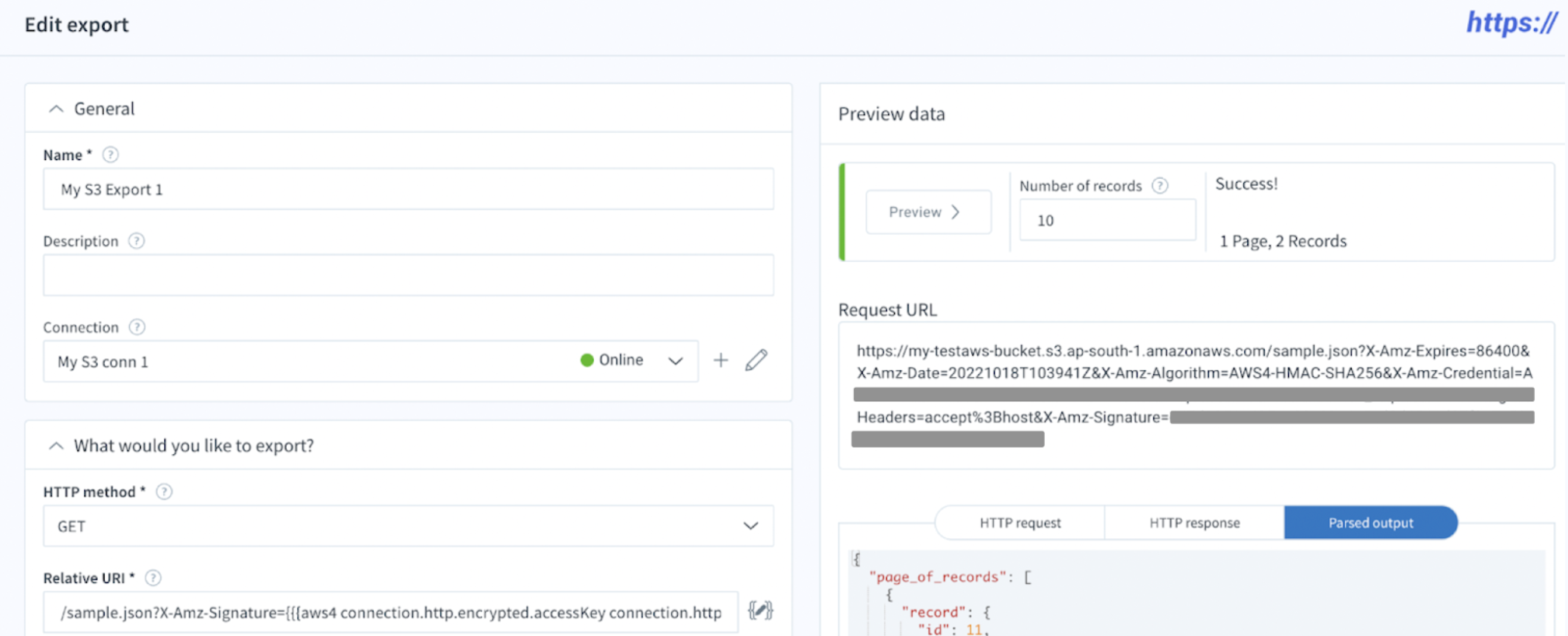 Authenticate HTTP requests with the AWS Signature Version 4 – Celigo Help Center