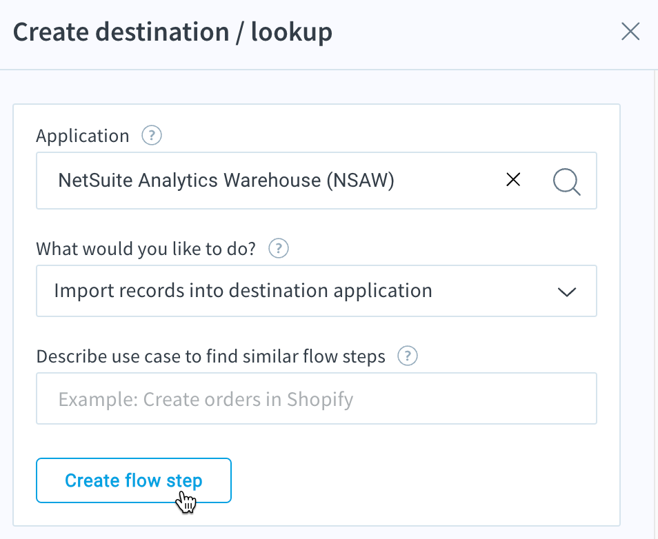Import data into NetSuite Analytics Warehouse (NSAW) – Celigo Help Center