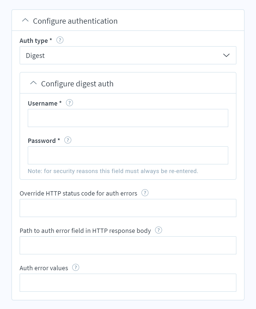 Set up a digest-based HTTP connection – Celigo Help Center