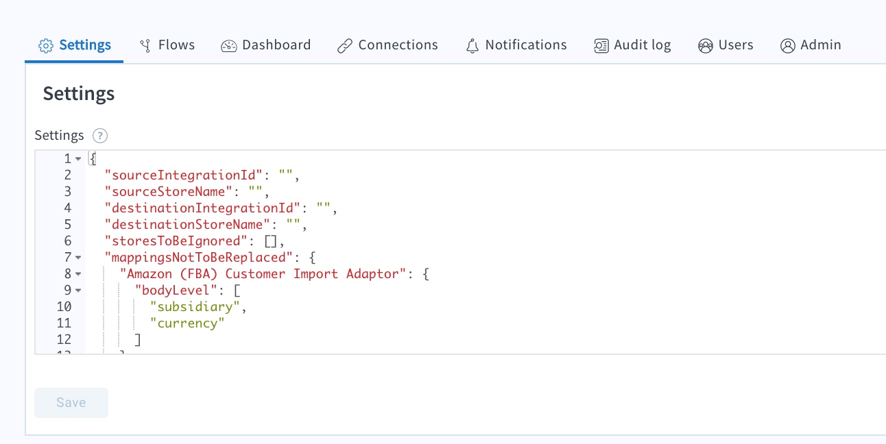 Clone integration app flows with the template utility – Celigo Help Center