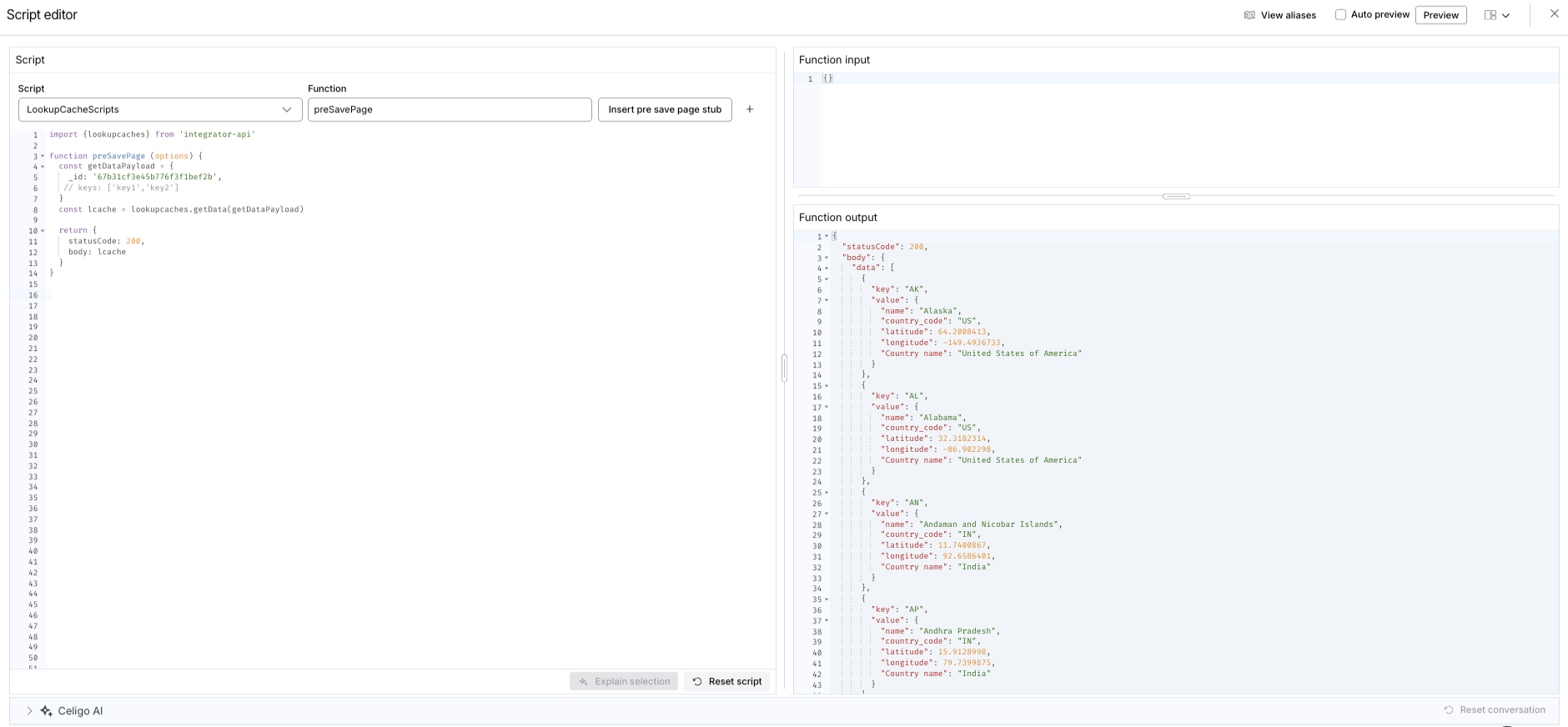integrator.io API and JavaScript runtime objects – Celigo Help Center