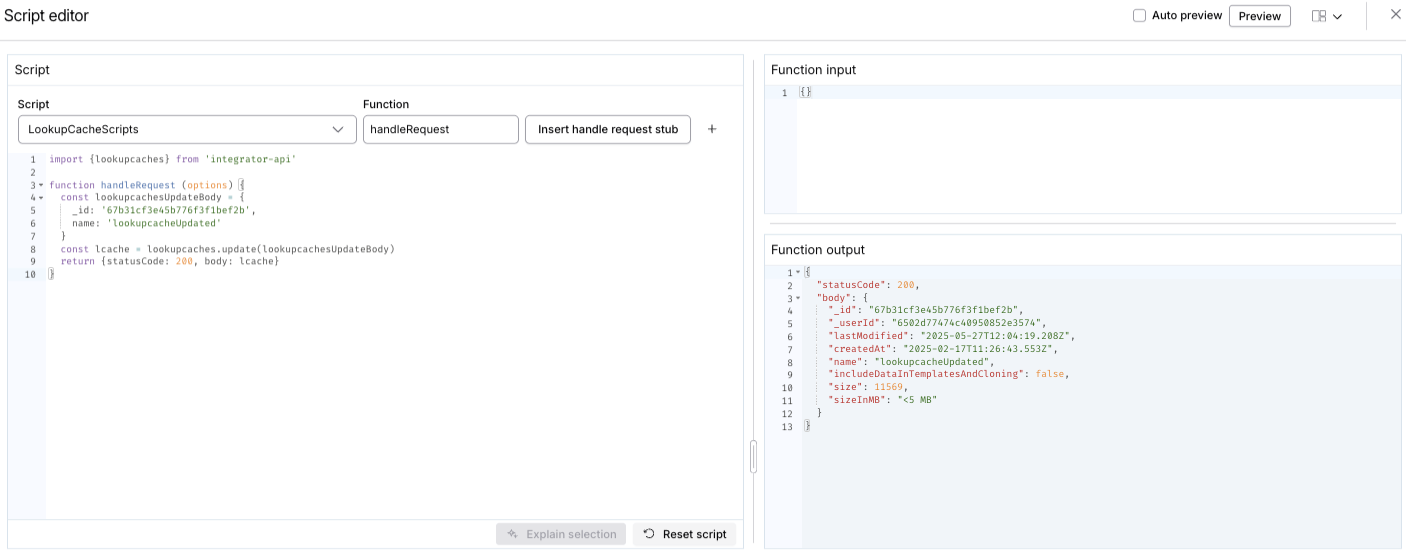 integrator.io API and JavaScript runtime objects – Celigo Help Center