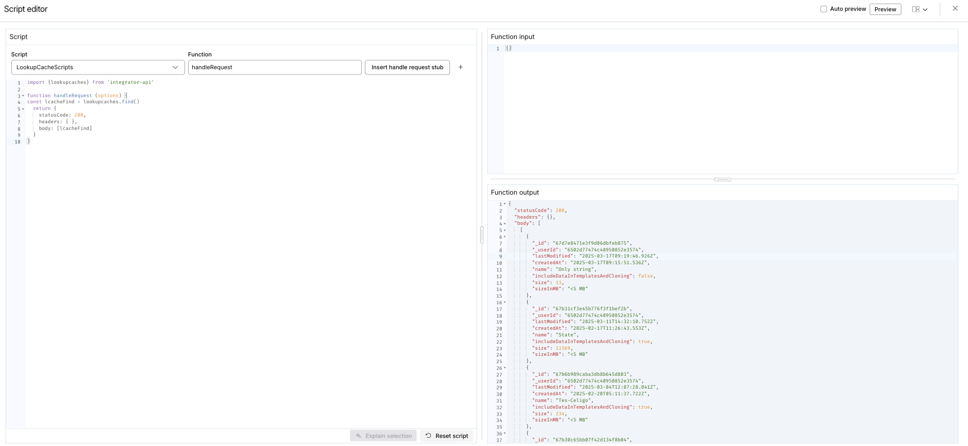 integrator.io API and JavaScript runtime objects – Celigo Help Center