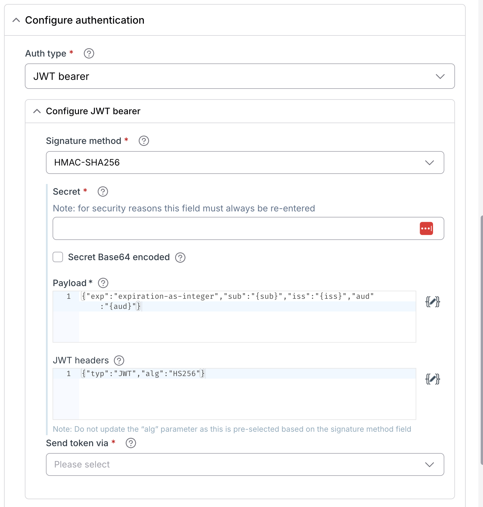 Set up a JWT bearer auth HTTP connection – Celigo Help Center