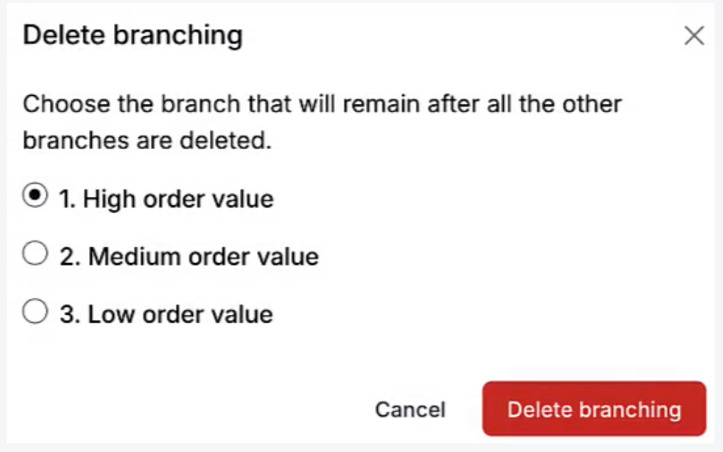 Manage branching in your flow – Celigo Help Center