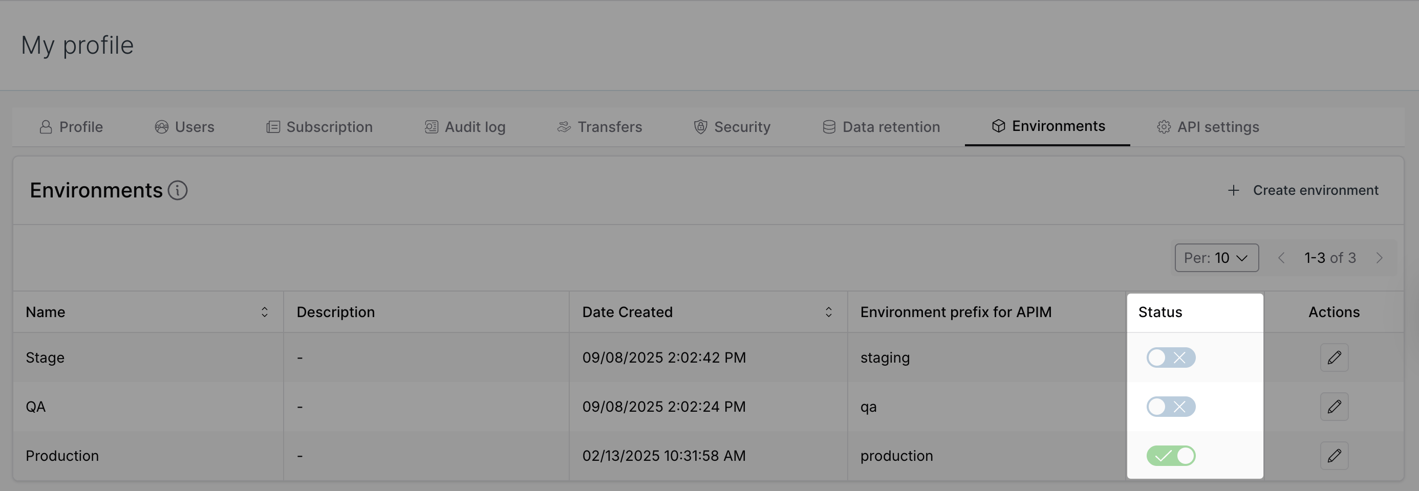 Create and manage non-production environments – Celigo Help Center