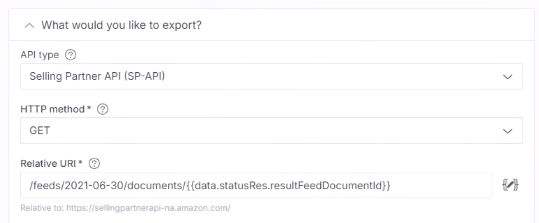 Configure async helper for Amazon Feeds (JSON_LISTINGS_FEED) – Celigo Help Center
