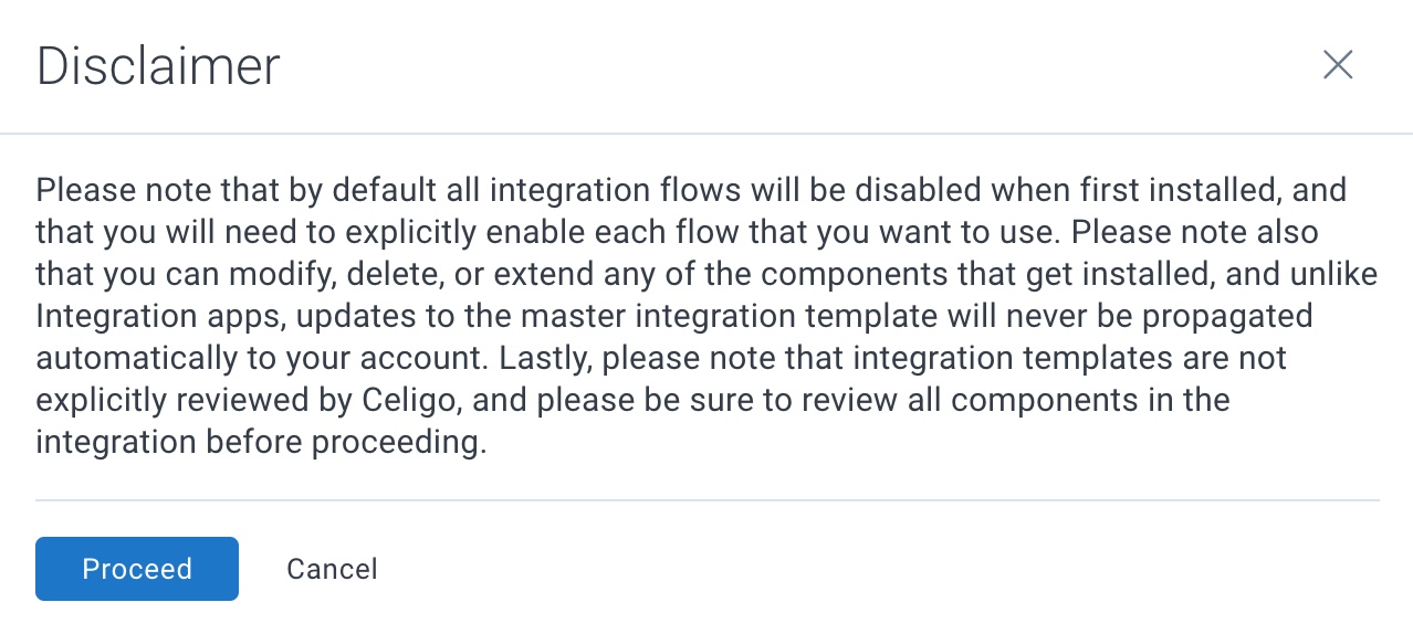 Clone integration app flows with the template utility – Celigo Help Center