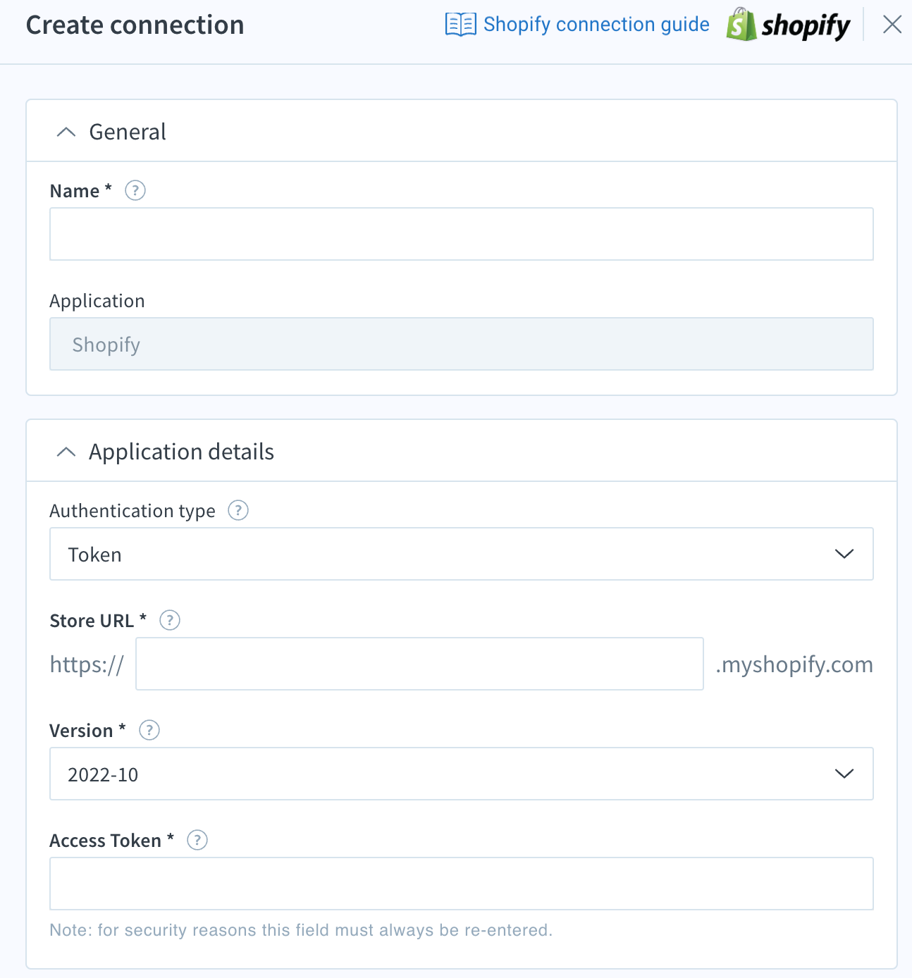 Set up a token connection to Shopify – Celigo Help Center